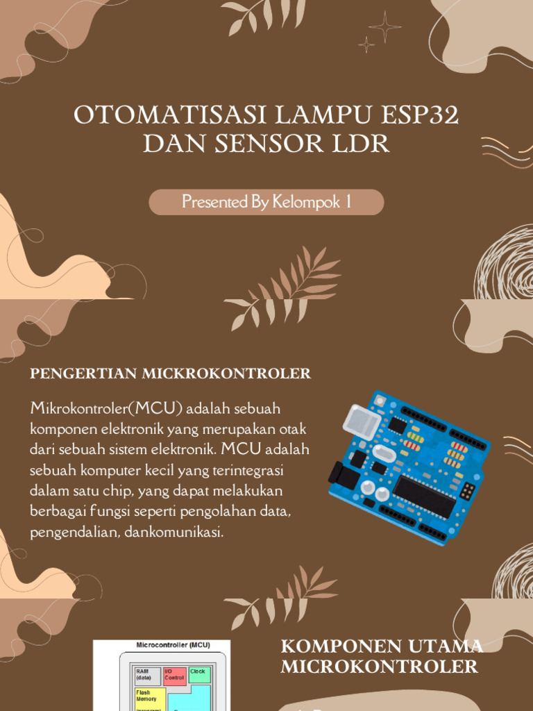 Otomatisasi Lampu Esp32 Dan Sensor Ldr Pdf