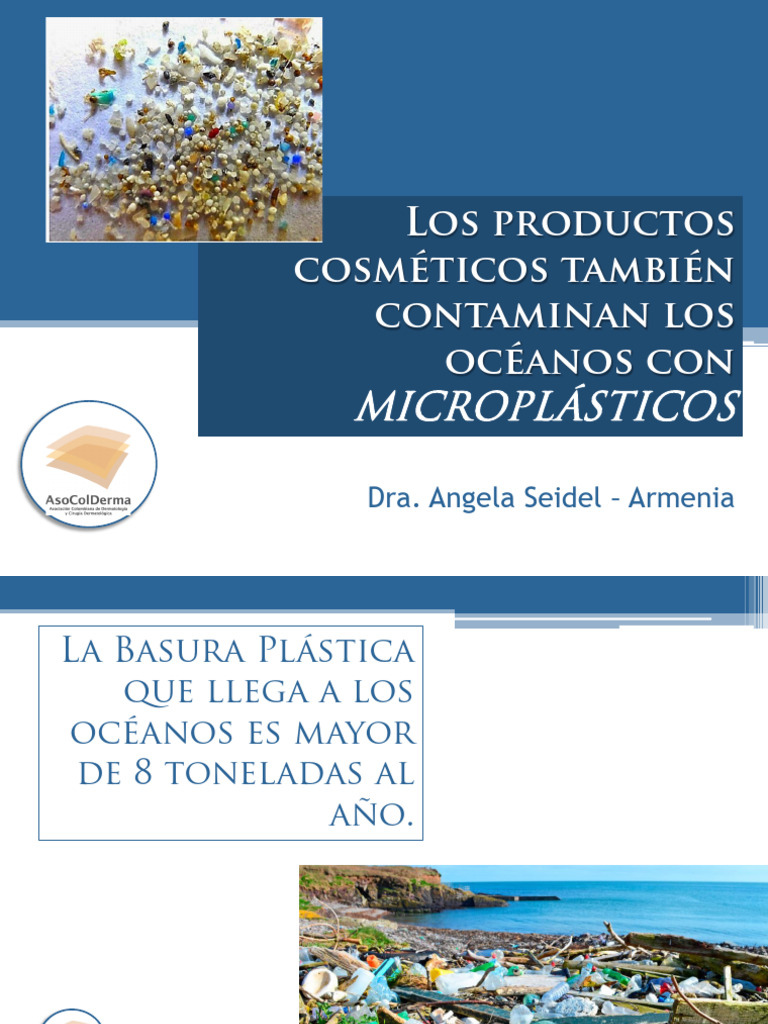 Cosméticos y Microplásticos en Océanos | PDF