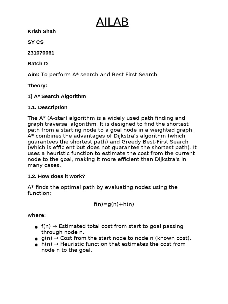 Exp 2 Pdf Algorithms And Data Structures Applied Mathematics 3180