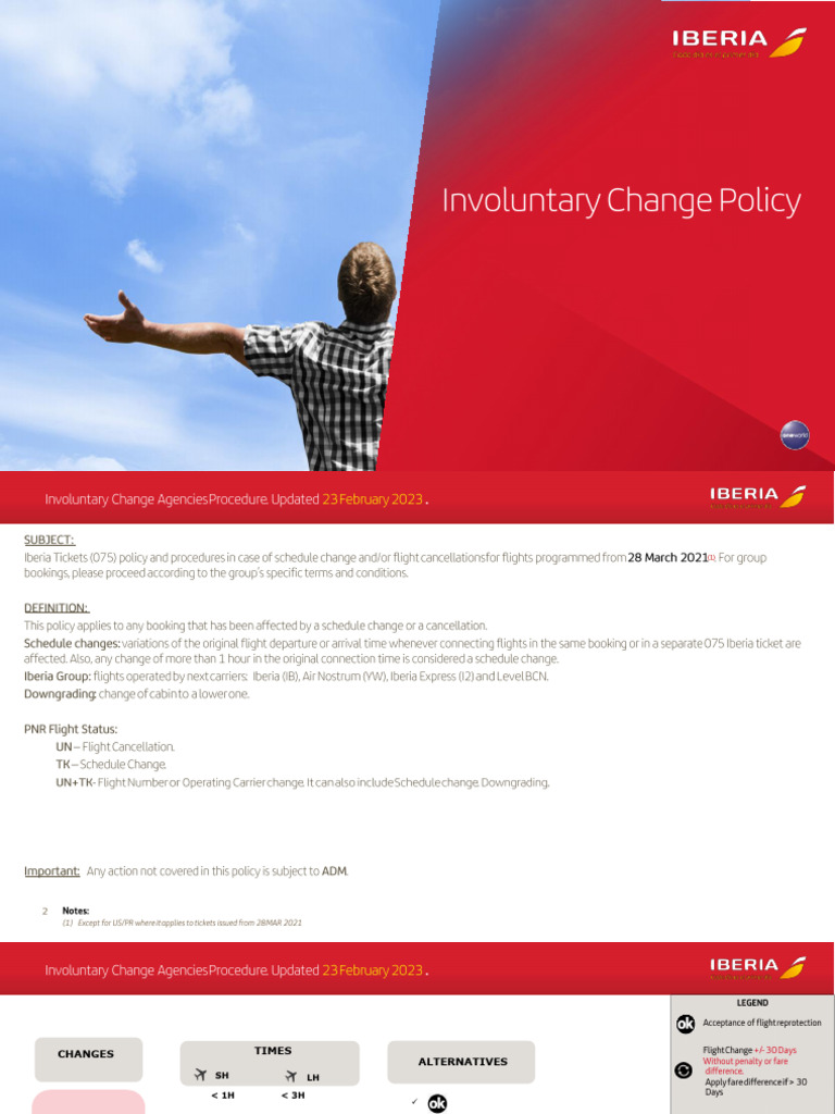 Schedule Change Agencies Procedure 24marzo2021 v7 | PDF