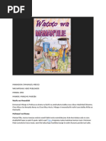 Uchambuzi Wa Riwaya Ya Takadini: Mwandishi: Ben J Hanson Wachapishaji ...