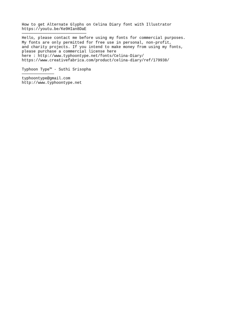 alternate-glyphs-in-celina-diary-font-pdf