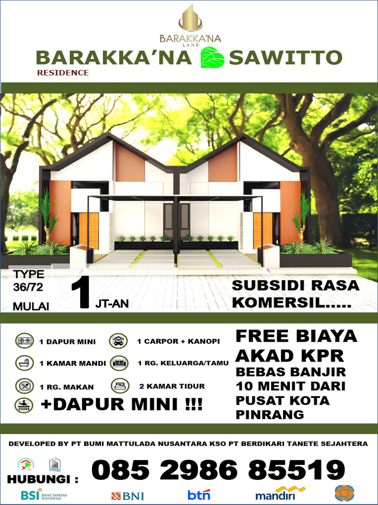 Baliho Barakkana Sawitto Pinrang 2025 | PDF