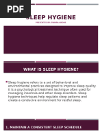 Sleep Hygiene Index (SHI) Scoring Guide | PDF | Self-Improvement