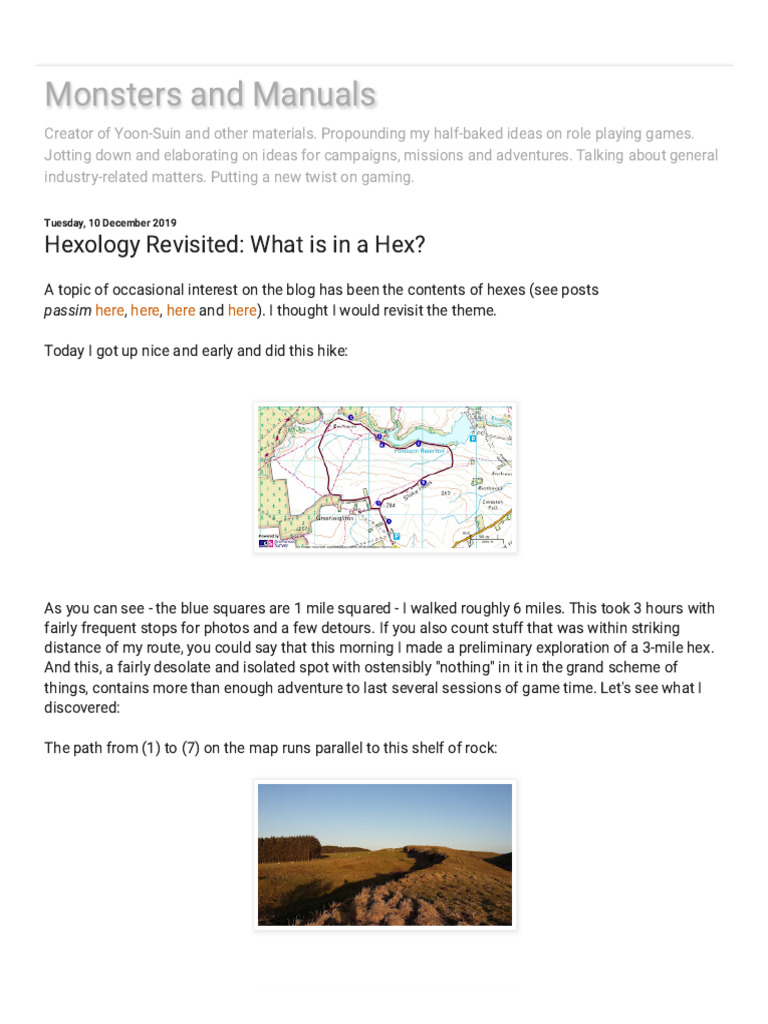 Monsters and Manuals - Hexology Revisited - What Is in A Hex | PDF