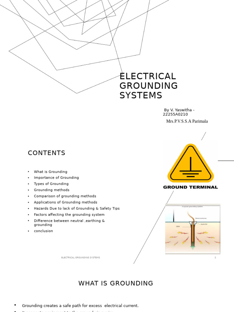 Understanding Electrical Grounding Systems | PDF | Inductor ...