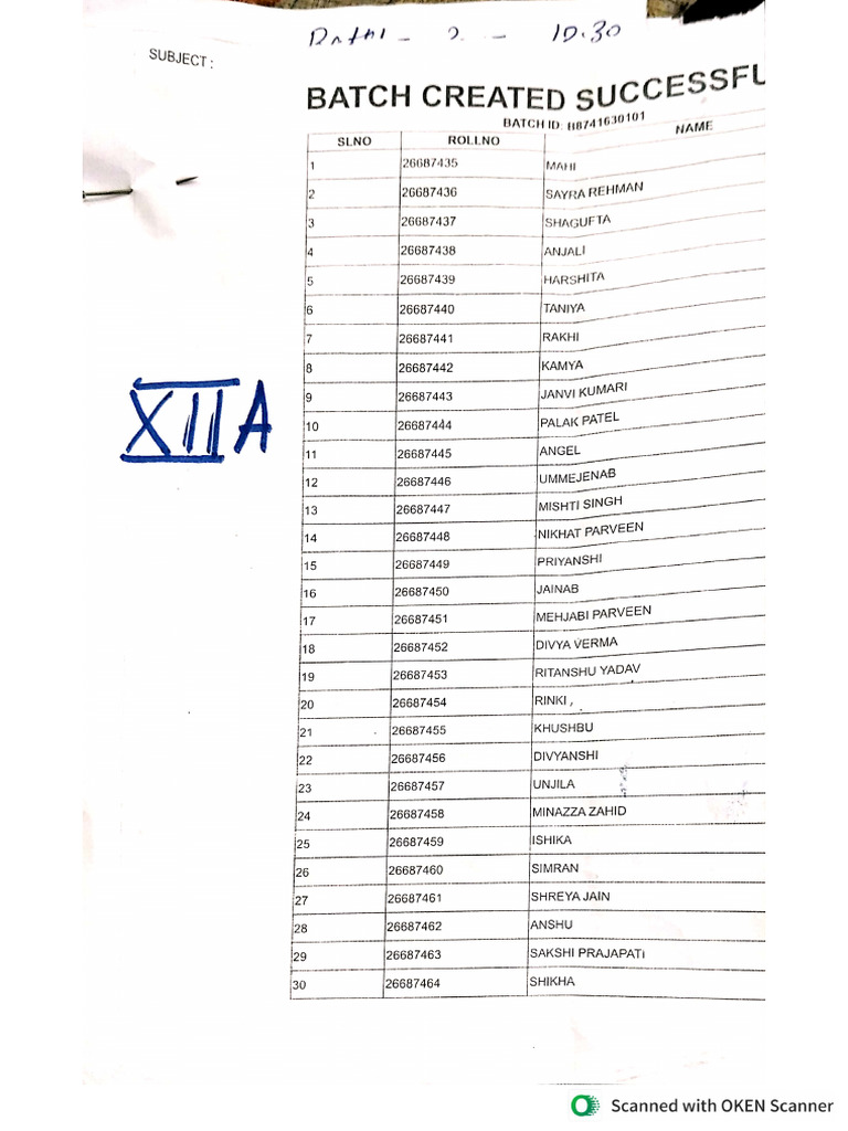 Class 12a Practical List | PDF Class 12a Practical List | PDF