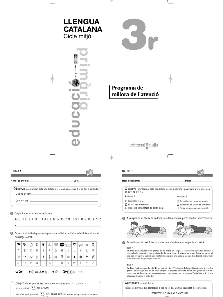 Millora Atencio Catala 3r Cruilla | PDF
