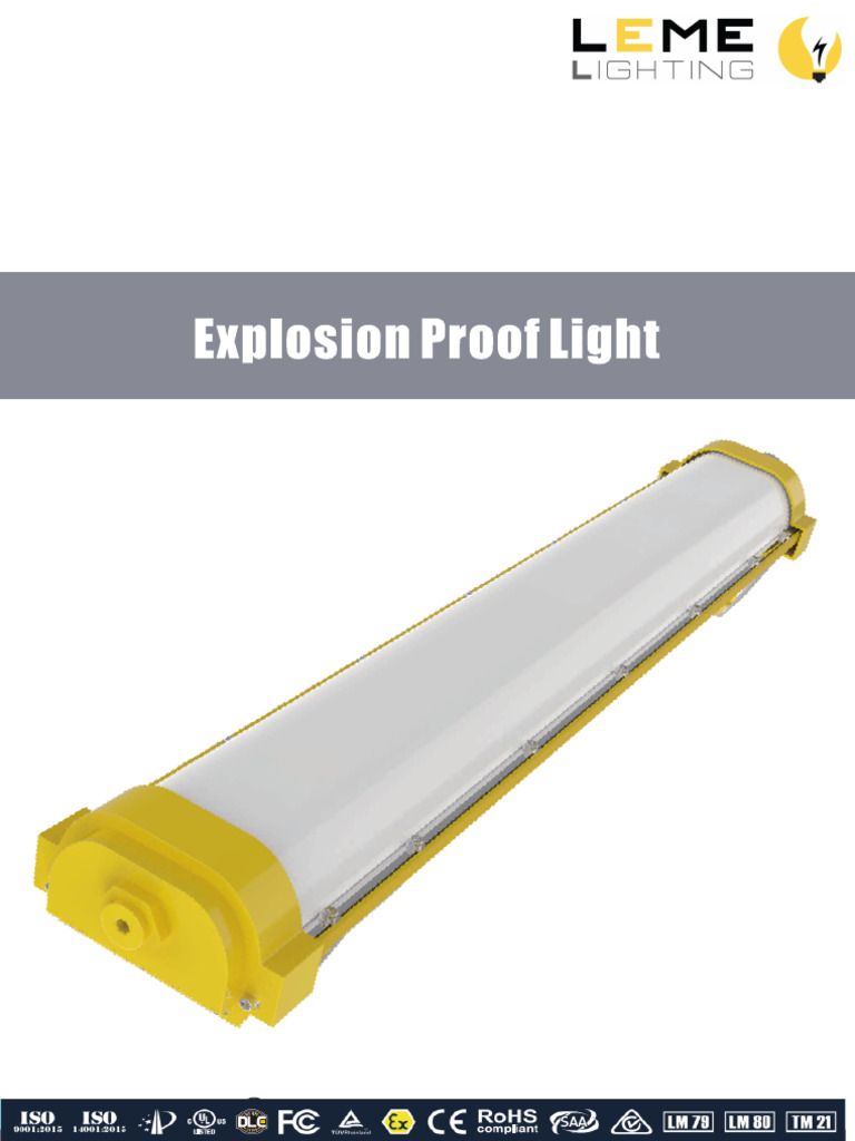Specification--LED Explosion Proof Linear Light (002) | PDF