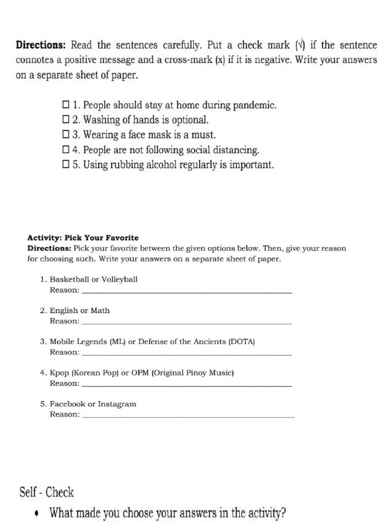 Examining Biases | PDF