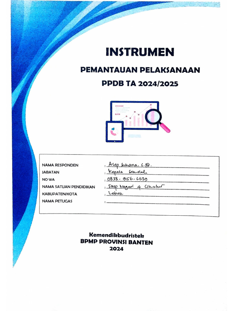 Instrumen PPDB 2024 2025 | PDF