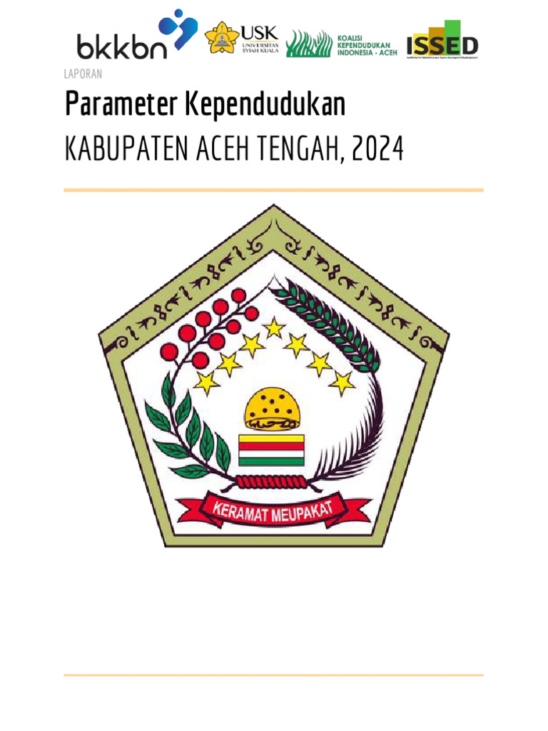 Jumlah Penduduk Aceh Tengah 2024 | PDF