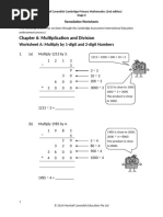 Unit 10 - Mathematics - Stage 3 - Workbook | PDF | Multiplication ...