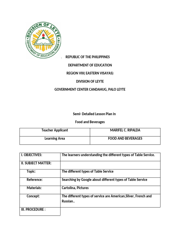 lp | PDF | Lesson Plan | Cognitive Science