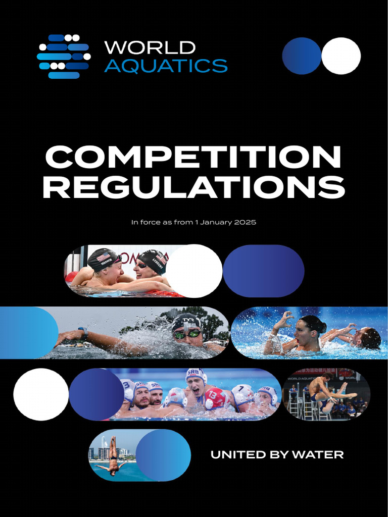 Competition-Regulations January-2025 Clean 240125 | PDF | Swimming (Sport) | Athletic Sports