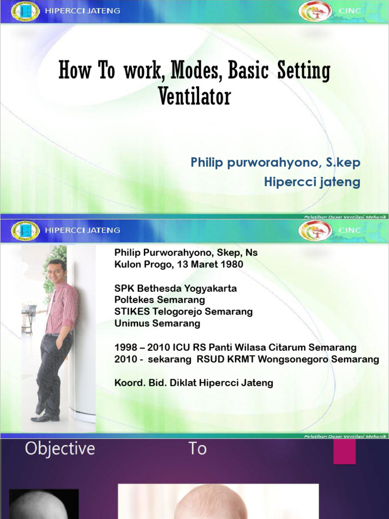 Cara Kerja, Mode, Setting Dasar Ventilator | PDF