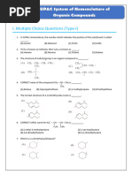 IUPAC Nomenclature Questions | PDF