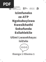 Zulu Numbers and Their English Equivalents | PDF