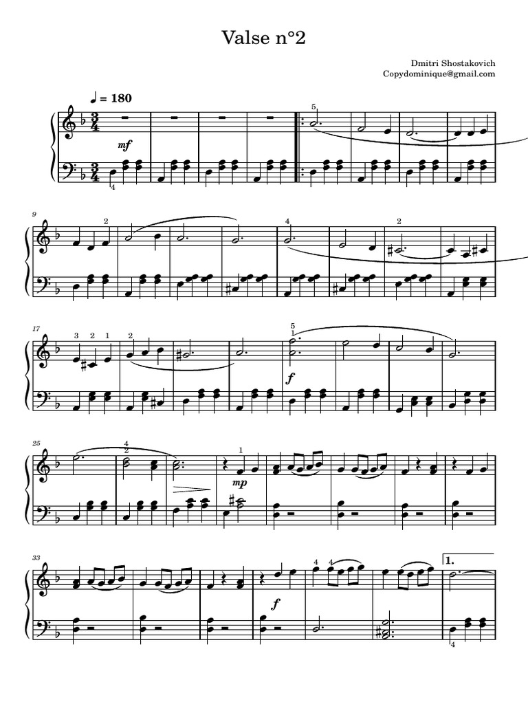 Waltz_No.2_ | PDF