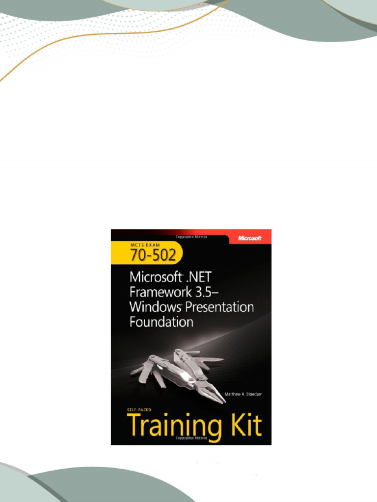 (Ebook) MCTS Self-Paced Training Kit (Exam 70-502) : Foundation by Matthew A. Stoecker ISBN ...