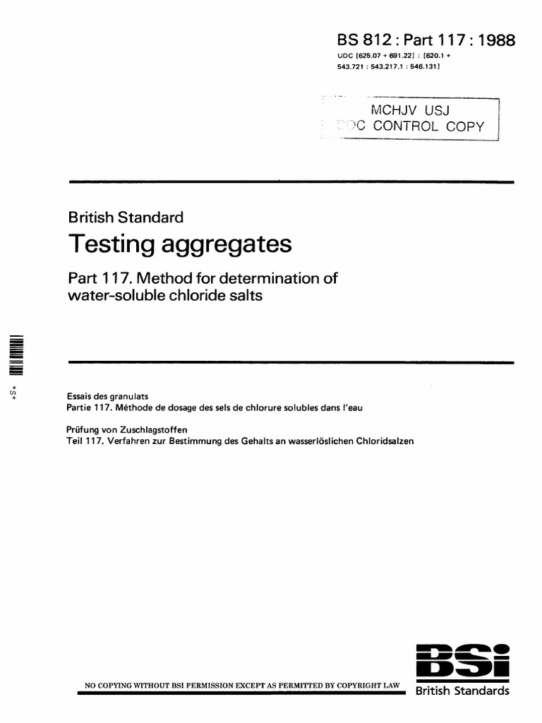 BS 812 Part 117 1988 | PDF