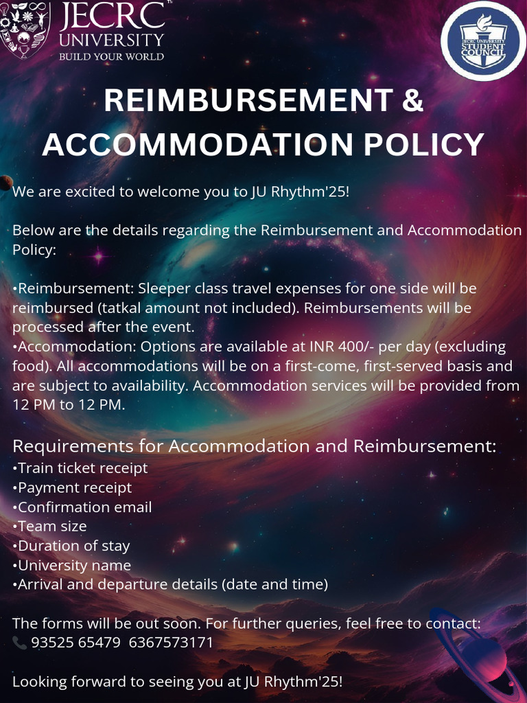 Rhythm Reimbursement and Accommodation Policy | PDF