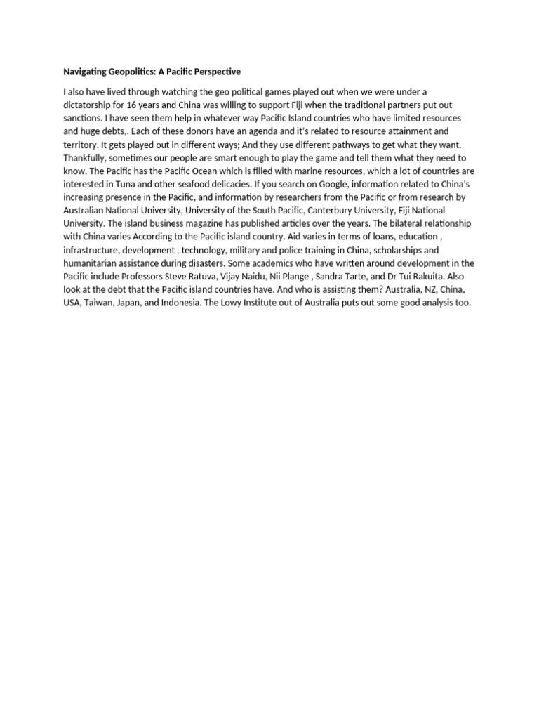 Navigating Geopolitics | PDF