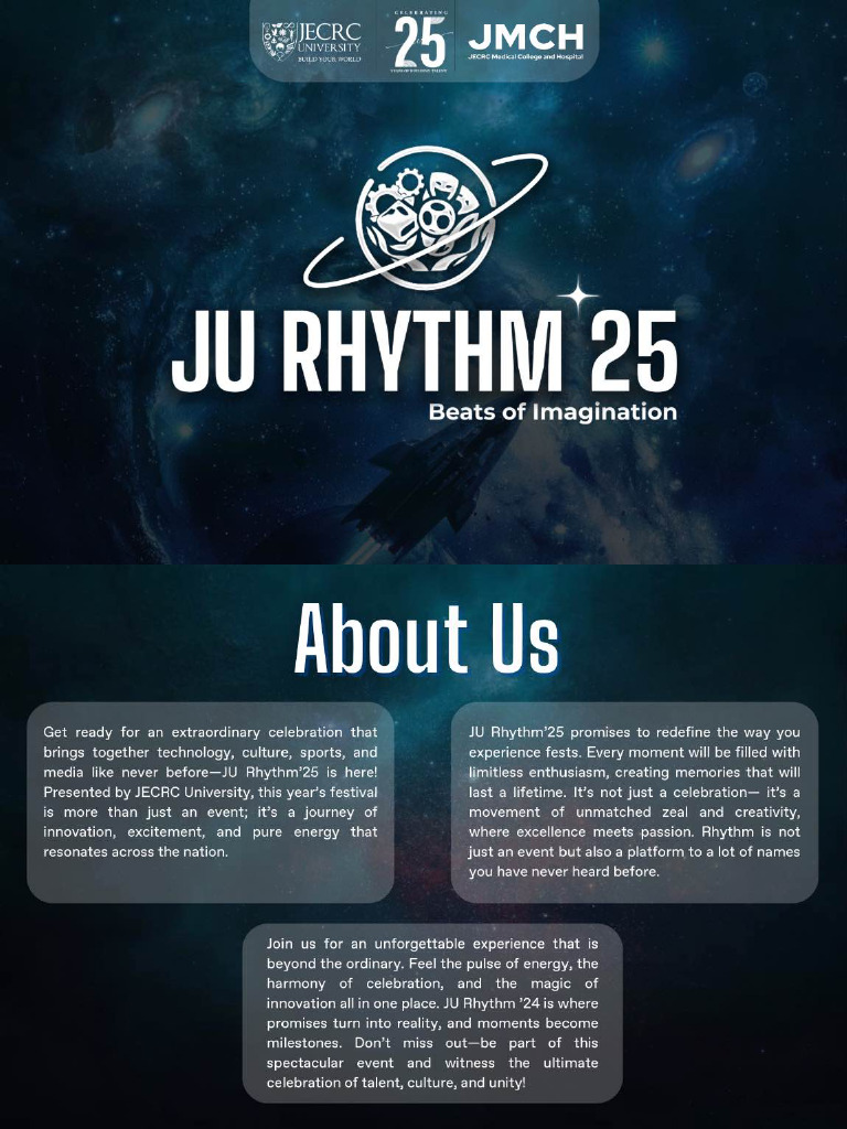 JU Rhythm'25 Brochure | PDF