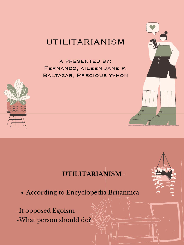 (Fernando, Baltazar) Utilitarian PDF | PDF | Utilitarianism | John Stuart Mill