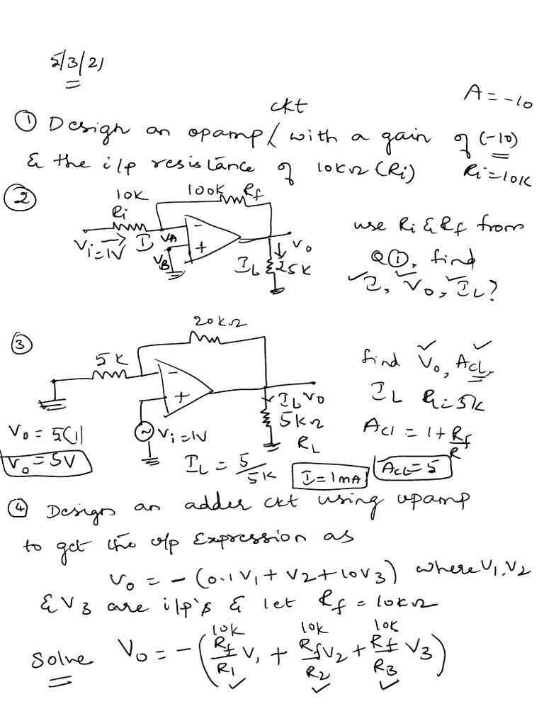 Prob, Differentiator and Integrator | PDF