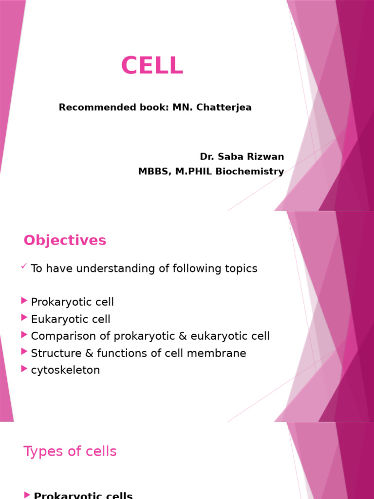 Cells Slide Biochemistry | PDF | Endoplasmic Reticulum | Cell Membrane