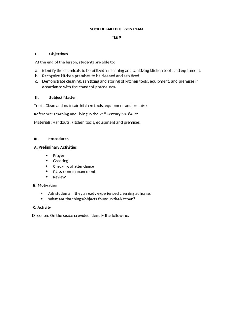 DLP TLE | PDF | Teachers | Behavior Modification