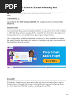 Class 10 Heredity and Evolution Notes | PDF | Dominance (Genetics ...