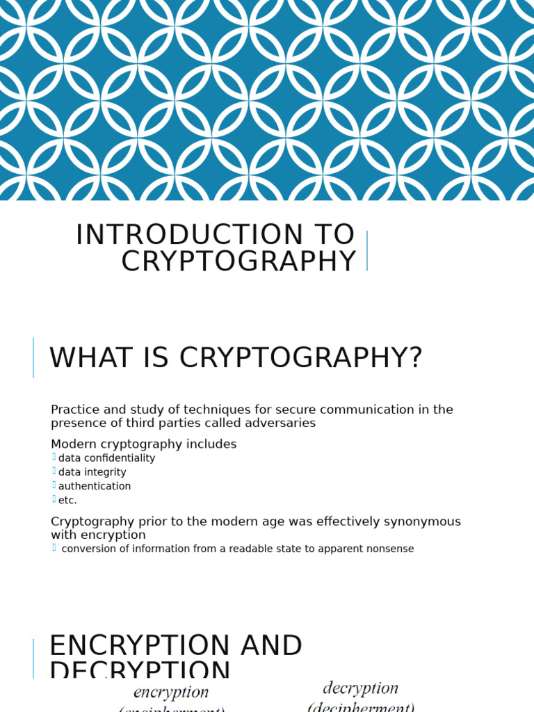 Cryptography | PDF