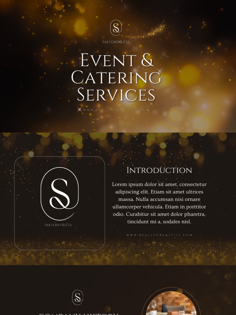Catering Company Profile Overview | PDF