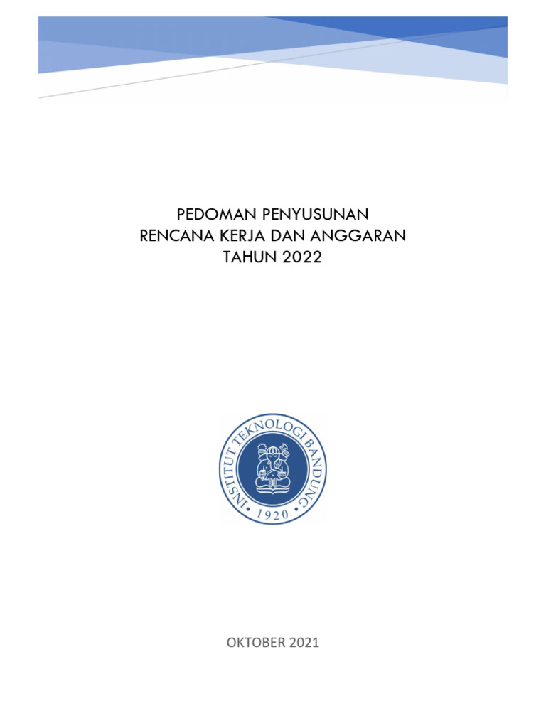 Panduan Penyusunan RKAT 2022 | PDF