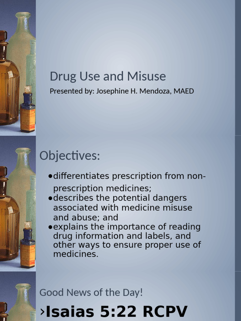 Understanding Drug Misuse and Risks | PDF | Cigarette | Smoking