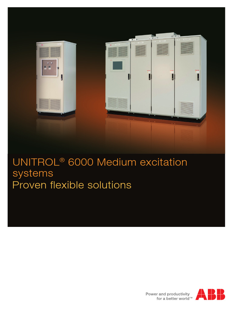 ZAB - ABB Excitation UNITROL 6000 Medium Brochure | PDF | Alternating ...