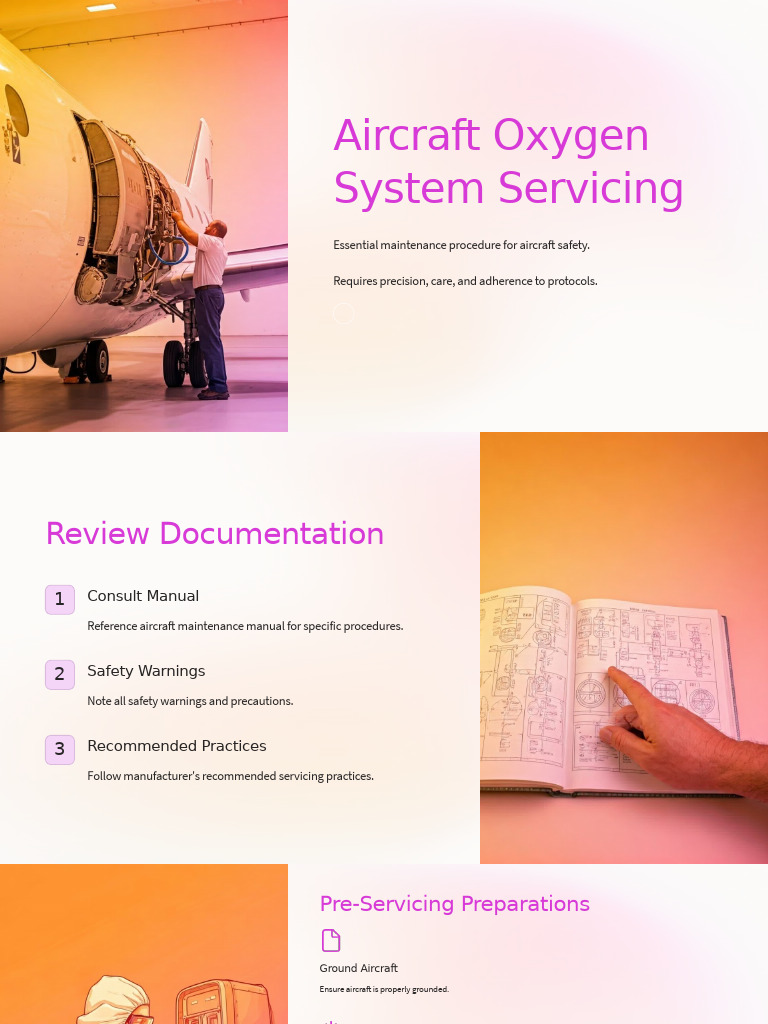 Aircraft Oxygen System Servicing | PDF | Safety