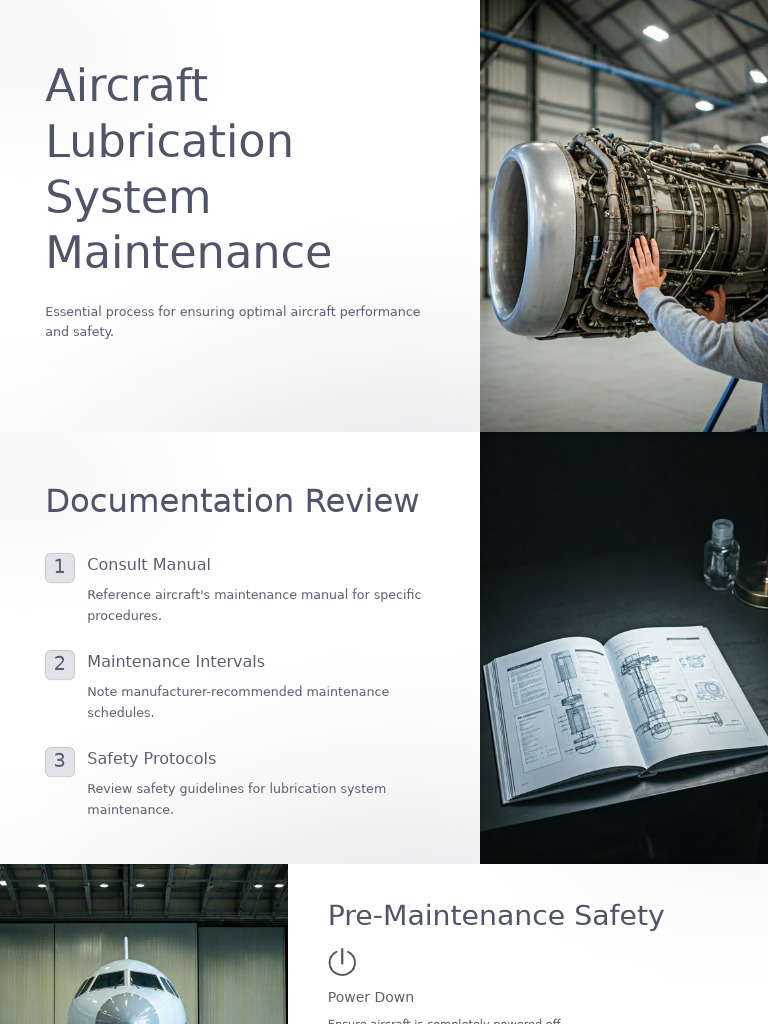 Aircraft Lubrication System Maintenance | PDF | Leak | Lubricant