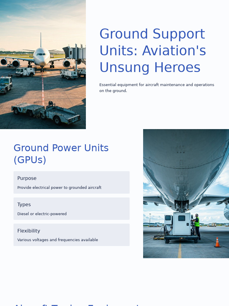 Ground Support Units Aviations Unsung Heroes | PDF | Vehicles | Aviation