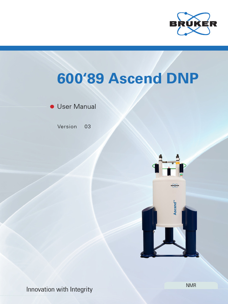 NMR 600 89 Ascend DNP | PDF | Cryogenics | Helium