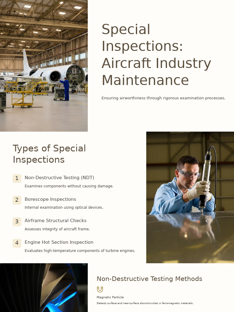 Aircraft Special Inspections Guide | PDF | Nondestructive Testing ...