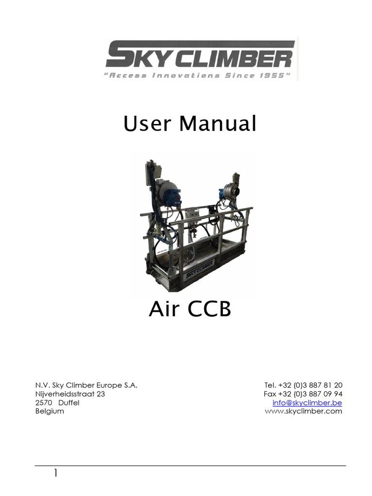 Sky climber air_ccb | PDF | Switch | Electrical Engineering