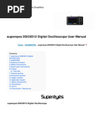 Dso152 Digital Oscilloscope Manual | PDF | Electronics | Electrical ...
