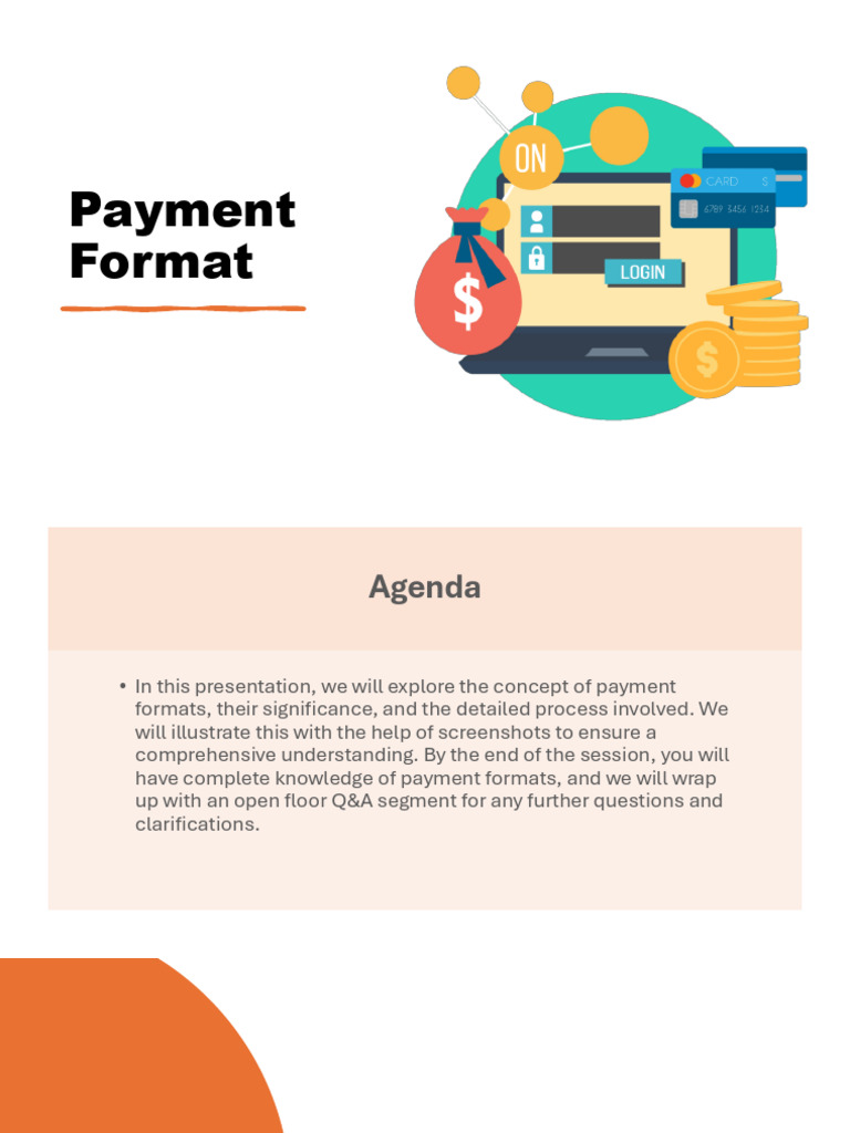 Exploring Payment Formats - A Detailed Presentation | PDF | Computing