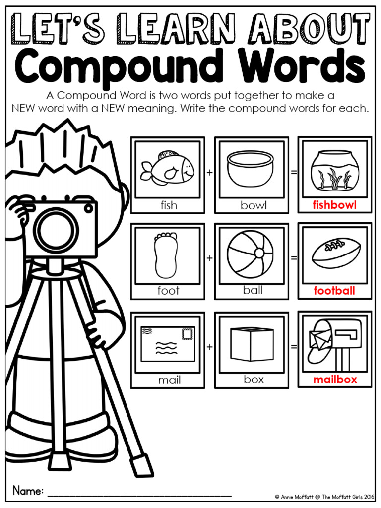 Learn Compound Words Activities | PDF