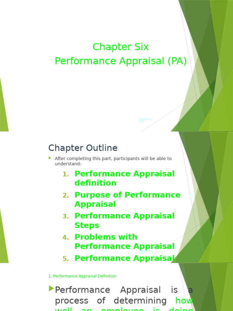 Chapter 6 Performance Appraisal | PDF | Performance Appraisal | Applied Psychology