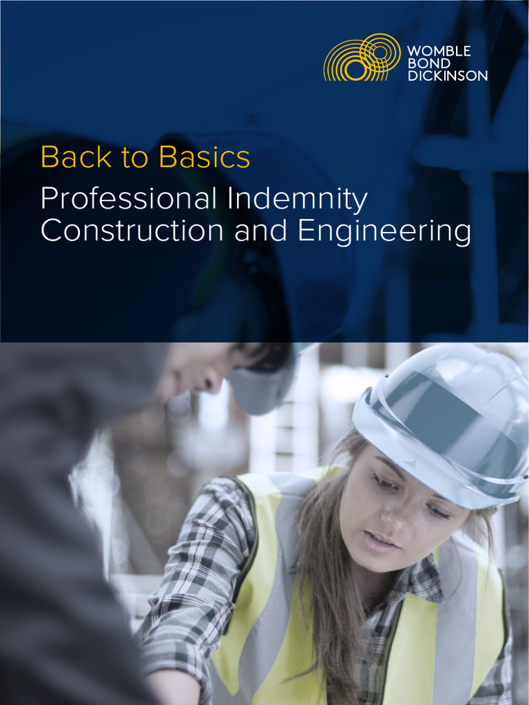 Back To Basics - Construction - Professional Indemnity | PDF | Assignment (Law) | Negligence
