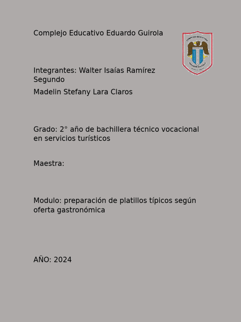 Platillos tipicos | PDF | Cilantro | Alimentos